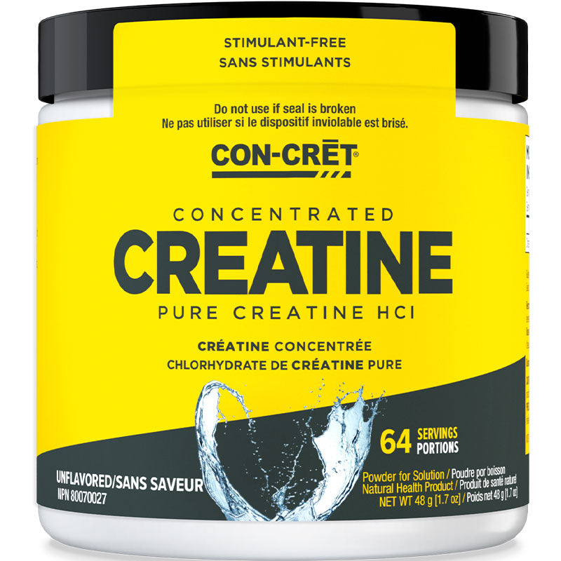 CON-CRET Creatine HCL 64Sv — Popeye's Supplements Calgary