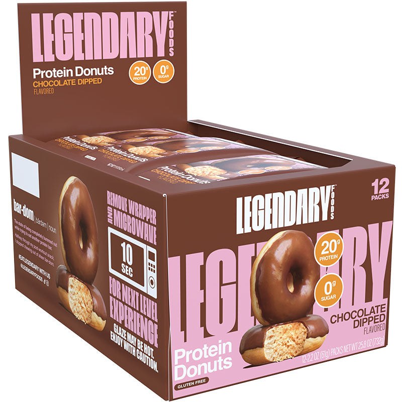 Legendary Foods Protein Donuts Box of 12 — Popeye's Supplements Calgary