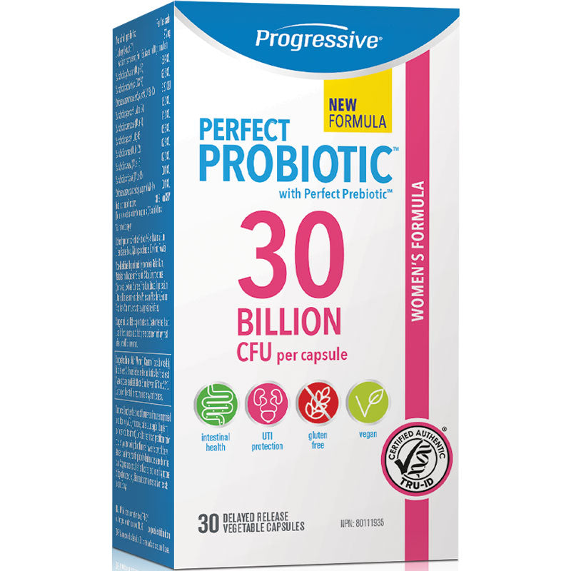 Progressive Perfect Probiotic 30 Billion 30 Caps — Popeye's Supplements ...