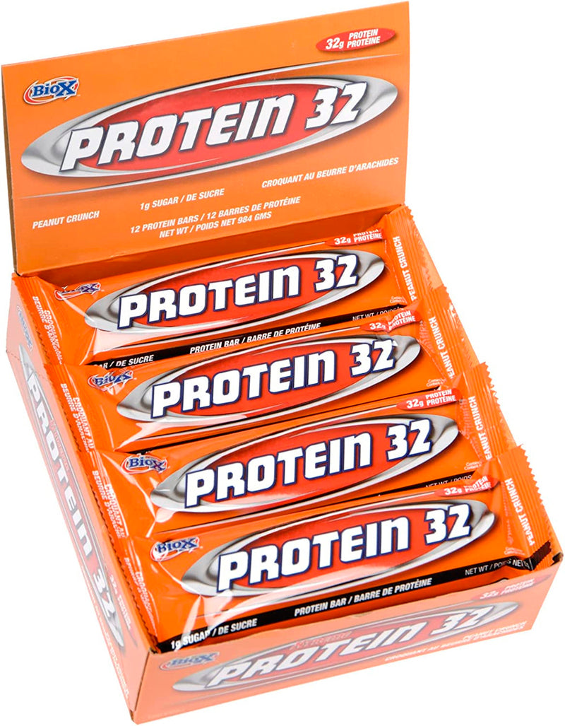Biox Protein 32 Bars Box of 12 — Popeye's Supplements Calgary