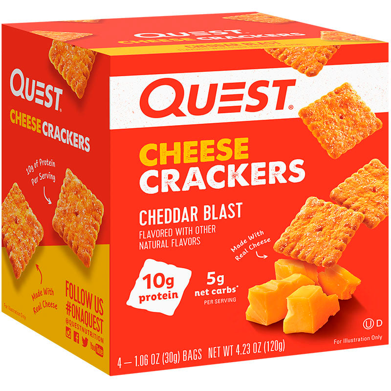Quest Crackers Box of 4 — Popeye's Supplements Calgary
